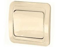 Выключатель Makel Мимоза СУ 1 клавишный крем 25001 - купить в интернет-магазине СТРОЙСАМ